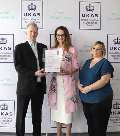TUV SUD Presented with ISO 17020 Certificate by UKAS | TÜV SÜD