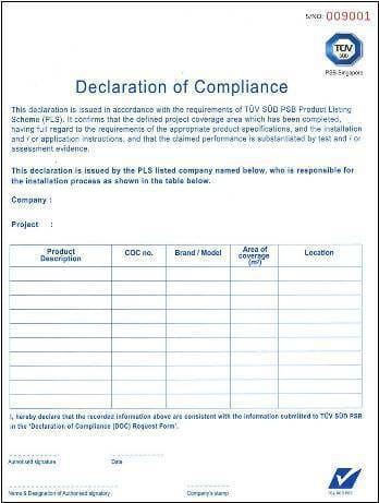 Product Requirements | TÜV SÜD PSB Singapore | TÜV SÜD Thailand